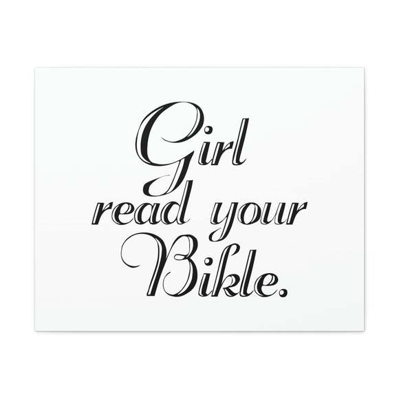 Express Your Love Gifts | Art | Scripture Sign Girl Read Your Bible ...